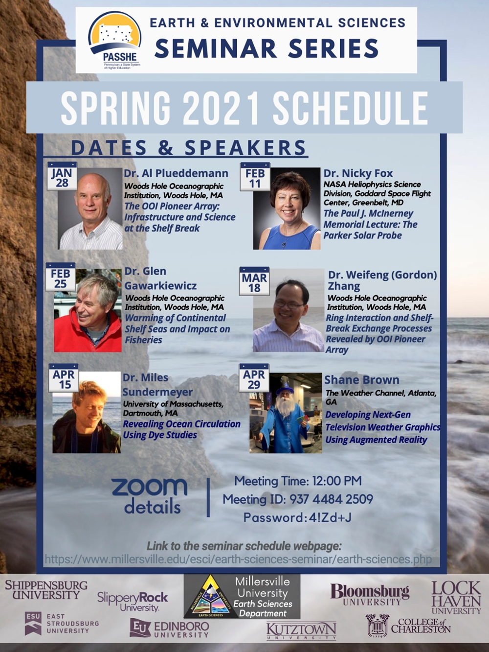 PASSHE Earth & Environmental Sciences Seminar | Millersville University