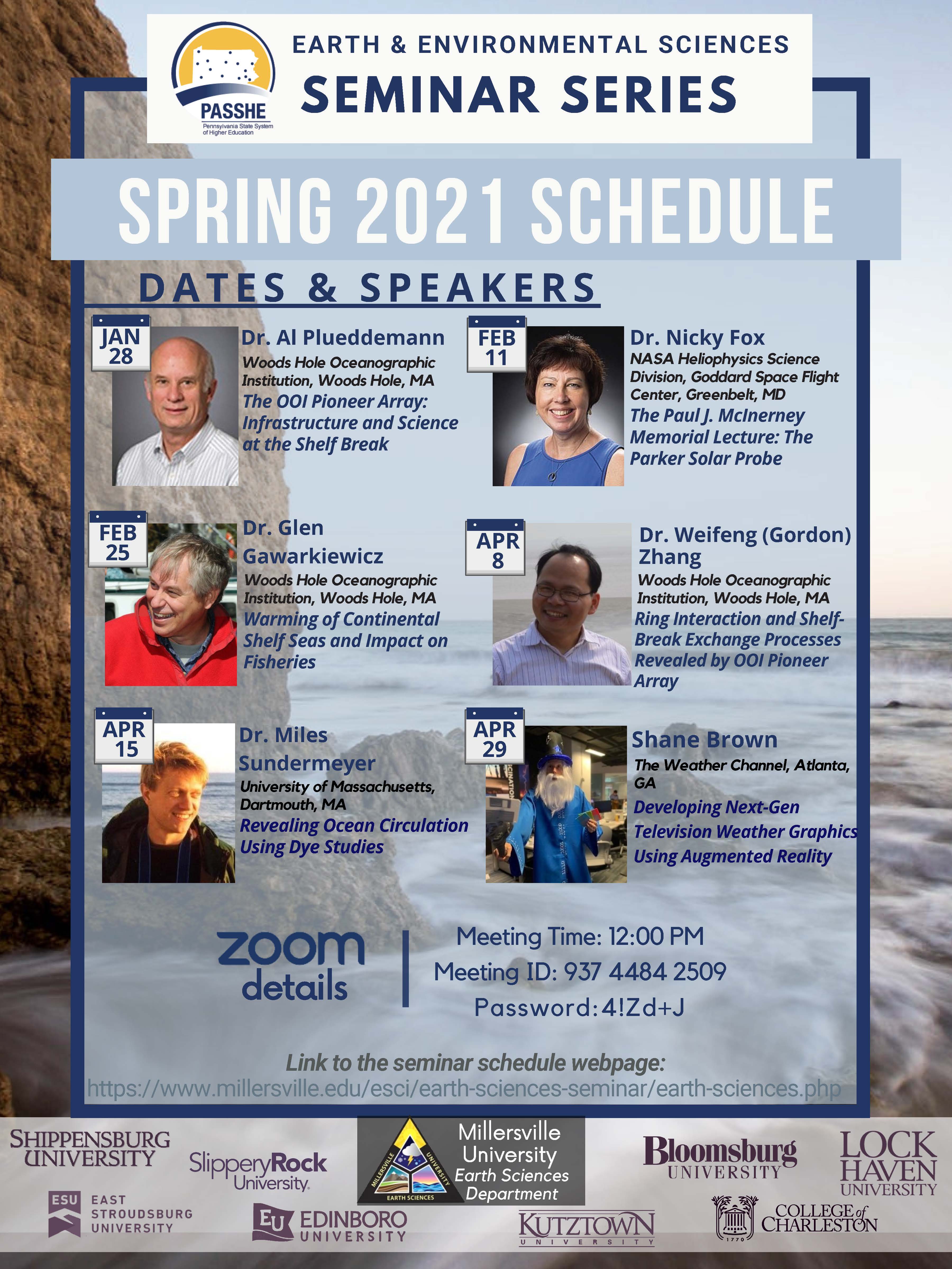 PASSHE Earth & Environmental Sciences Seminar | Millersville University